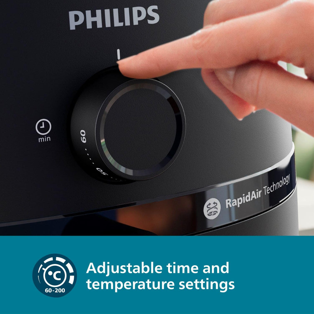Philips Air Fryer NA120/00 - 4.2L Rapid Air Technology Fryer, 1500W, Black