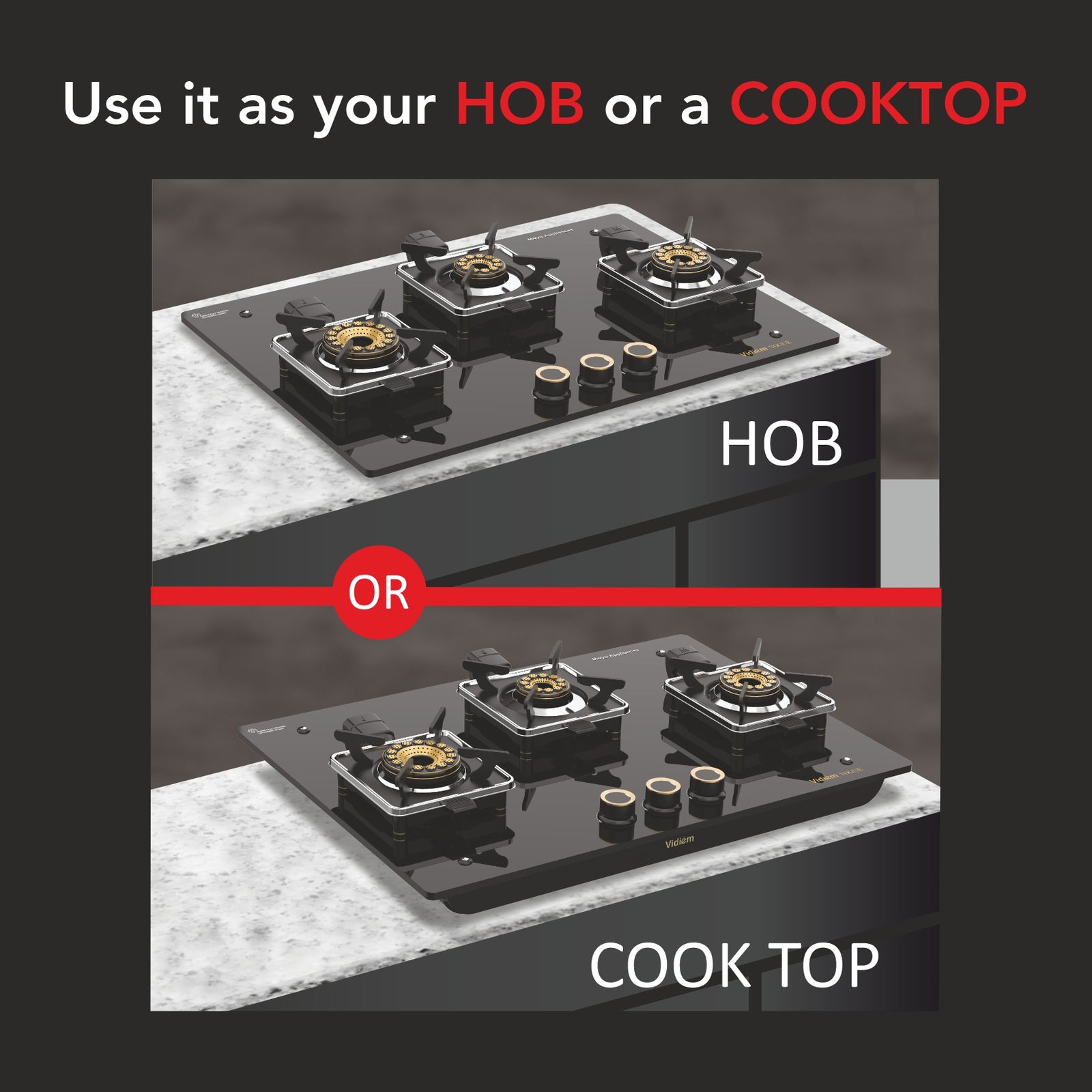 Gas stove and hob store