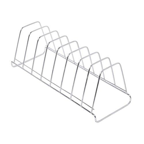 Embassy Stainless Steel Square Plate Rack / Stand, 1-Piece, Size - 8 ...