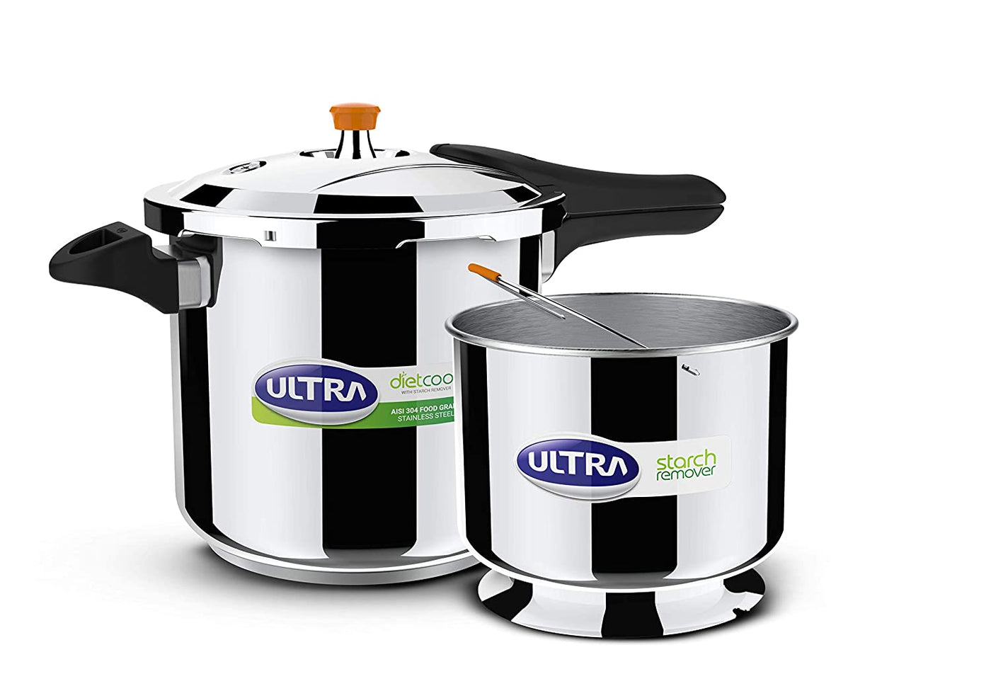 ULTRA Duracook Diet Pressure Cooker with Starch Remover - KITCHEN MART